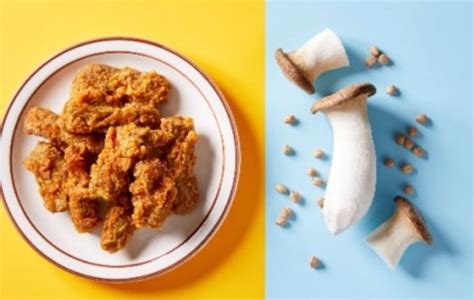 버섯을 튀겼더니 프라이드 치킨이 됐다고 한국경제
