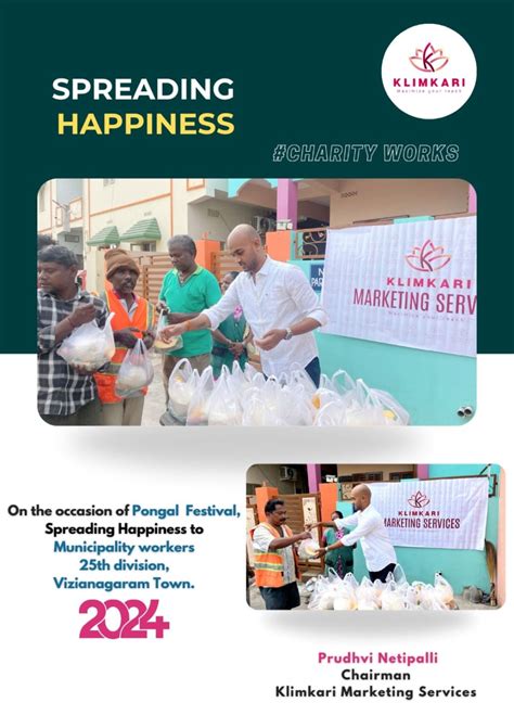 Prudhvi Netipalli On Linkedin Klimkarimarketingservices Charity