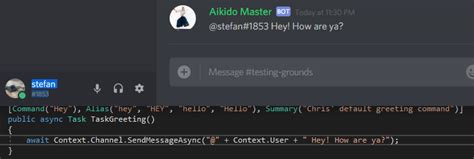 Why Does My Bot Not Mention Me Its Just Plain Text It Isnt