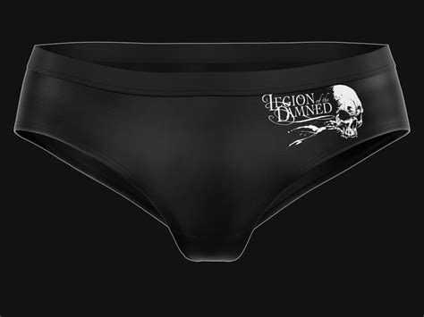 Legion Of The Damned Female Underwear With Classic Skull Logo Damnedstore