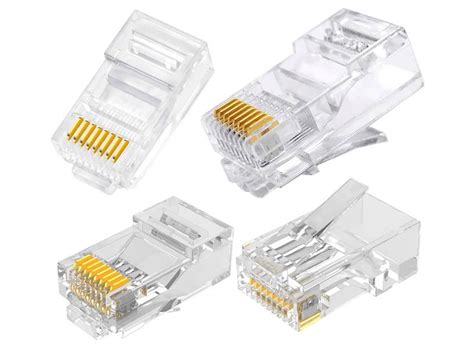 Wtyk RJ45 8P8C Kat5E Drut 100 Sztuk E1118