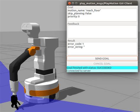 Robotstiagotutorialsmotionsplaymotion Ros Wiki