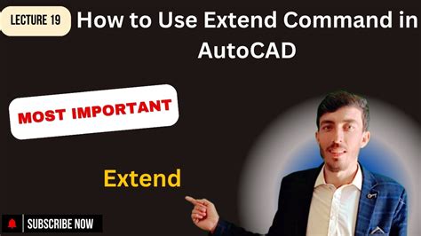 19 How To Use Extend Command In Autocad Full Details Youtube