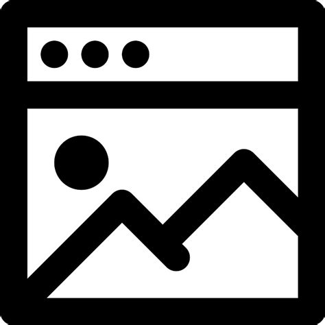 Browser Gallery Vector Svg Icon Svg Repo