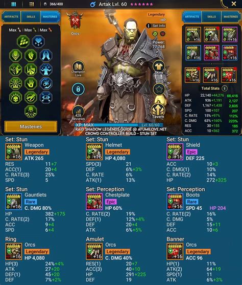 Artak Raid Shadow Legends Ayumilove