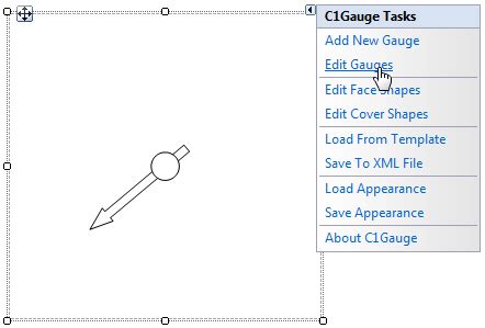 Editing Gauges At Design Time Gauges For WinForms ComponentOne