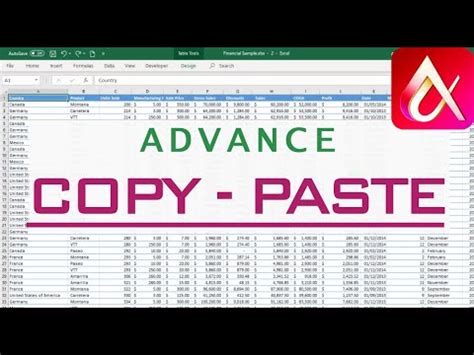 How To Copy Paste Only Visible Cells Rows Columns In Excel YouTube
