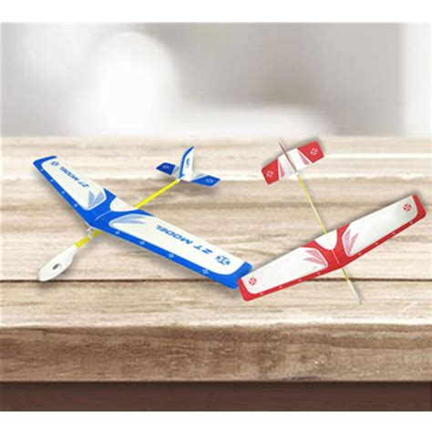 Diy Plastic Flying Plane Toy Kit Assembled Aircraft Model Educational