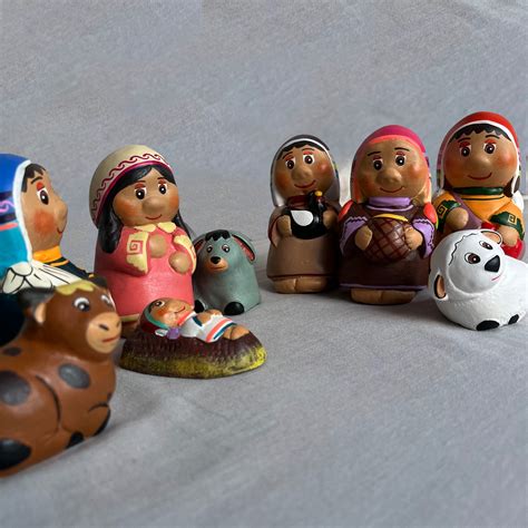 Belen Nacimiento Pesebre artesanal cerámica hech Artesanum
