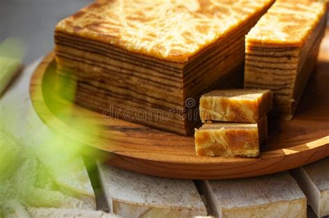 Layer Cake Kek Lapis Stock Image Image Of Mubarak 324169297