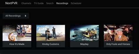 Group NextPVR Recordings NextPVR Emby Community