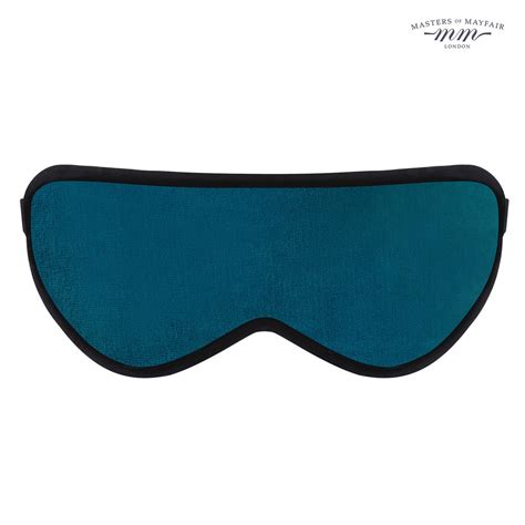 Luxury Silk Sleep Mask In Aqua Blue Eye Mask By Masters Of Mayfair Etsy