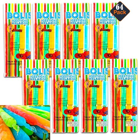 Bolis Freezer Pops Multi Pack 8 Packs Of Bolis Helados
