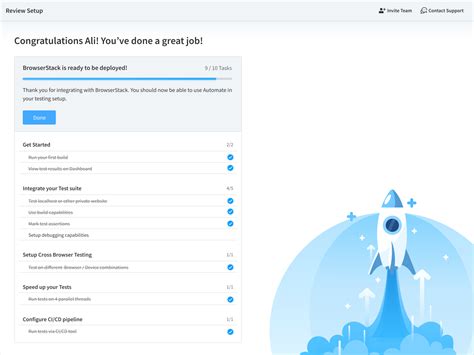 Browserstack Automate Onboarding Checklist By Aliakbar Attarwala For