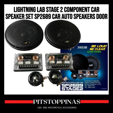 Lightning Lab Stage 2 Component Car Speaker Set Sp2689 Car Auto