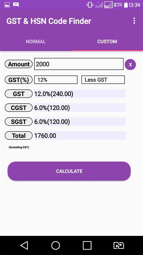 Descarga De Apk De Gst Calculator And Hsn Code Finder Para Android