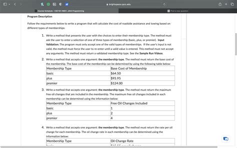 Solved 4 Write A Method That Accepts One Argument The