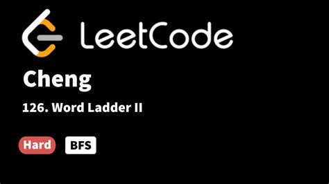 Leetcode 126 Word Ladder Ii Youtube
