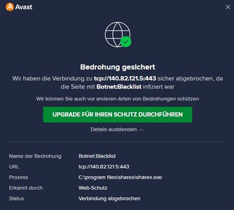 Avast Antivirus Reports Botnetblacklist On 140821215443 · Issue 7075 · Sharexsharex · Github