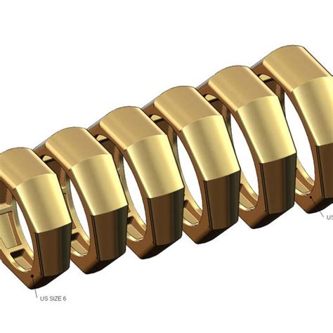Stl File Tapered Dome 8 Facetes Ring Us Sizes 6to11 3d Print Model 💍
