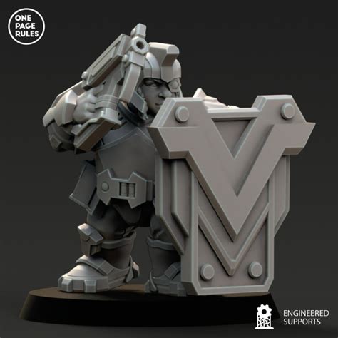 3d Printable Guild Guardians By One Page Rules