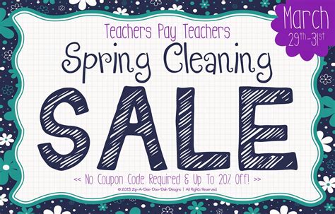 Spring Cleaning Sale