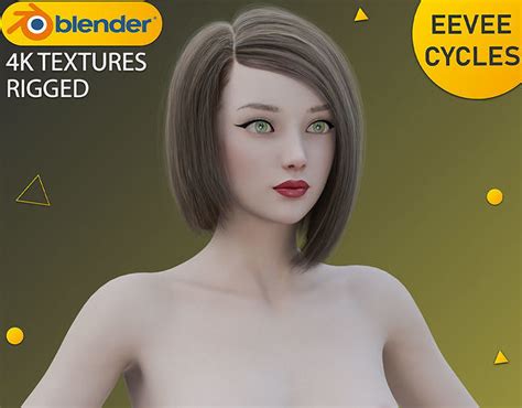 3d Model Asian Anime Cute Girl With Bob Hairstyle Rigged Vr Ar