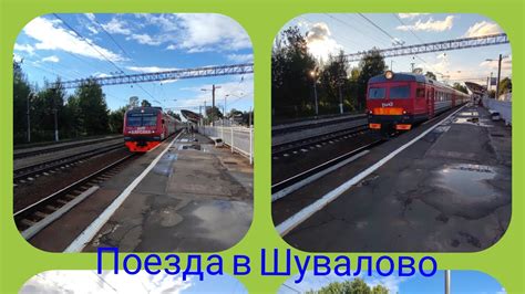 Сборник поездов на станции Шувалово, и моим голосом #train_rus # ...