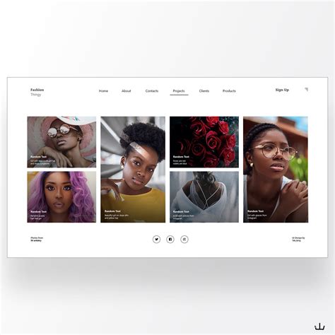 UI DESIGN Portfolio App Concept On Behance
