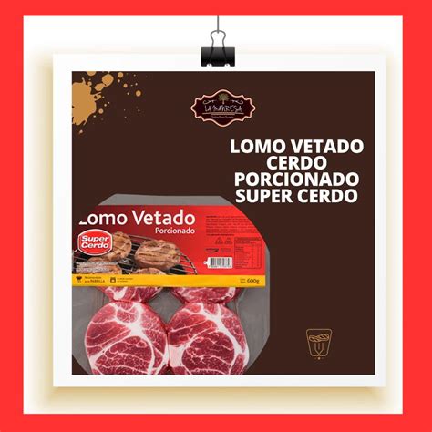 Lomo Vetado Cerdo Porcionado La Manresa