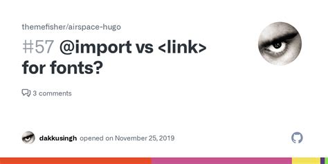 Import Vs For Fonts Issue Themefisher Airspace Hugo Github