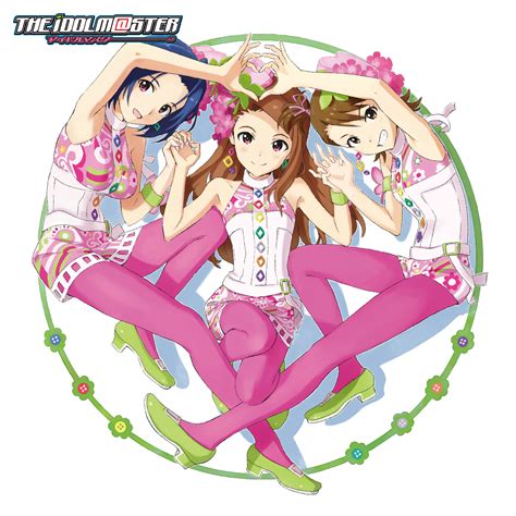 Minase Iori Miura Azusa And Futami Ami Idolmaster And 1 More Drawn