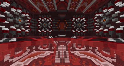 Factions Nether Base Design Minecraft Map 630