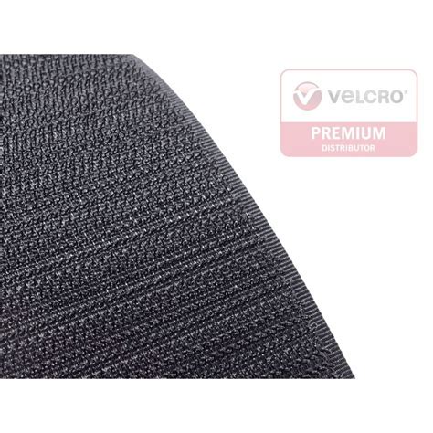 16mm Black Velcro® Brand Self Adhesive Hook Fastener 25m