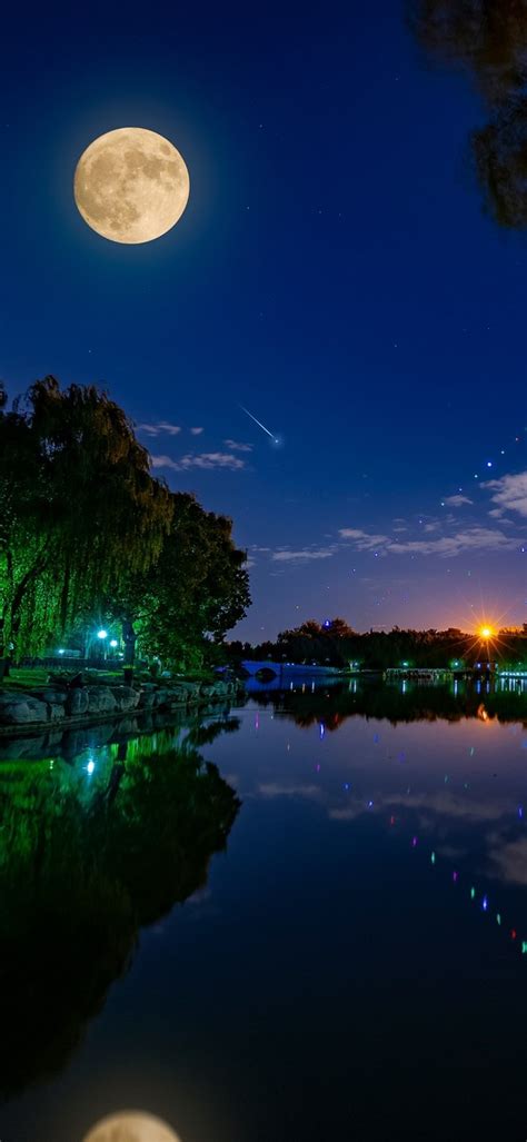 明月当空 风景手机动态壁纸 风景手机壁纸下载 元气壁纸