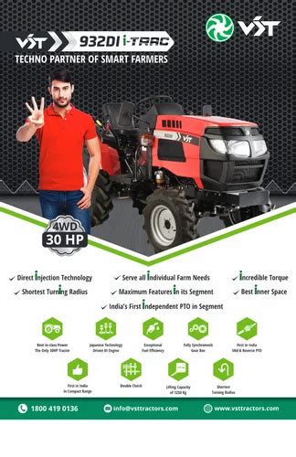 Vst Shakti 932 Idi Mini Tractor 4wd At Rs 650000piece Vst Mini