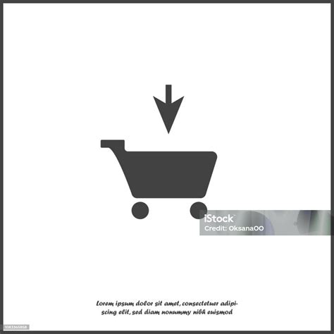 쇼핑 카트 아이콘입니다 흰색 절연 배경 벡터 일러스트 레이 션 카트입니다 레이어 그룹화 쉽게 편집 그림에 대 한 당신의 디자인에 대 한 쇼핑 카트에 대한 스톡 벡터 아트 및