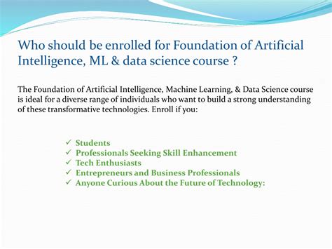 PPT - Foundation of Artificial Intelligence, ML & Data Science PowerPoint Presentation - ID:12842018