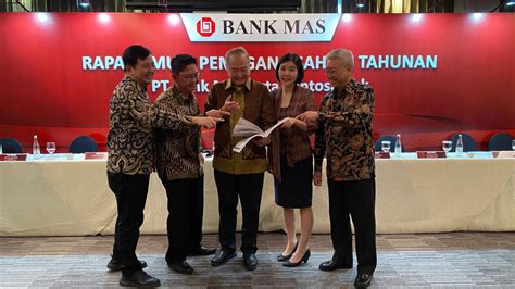 RUPST Bank MAS Absen Tebar Dividen Dan Angkat Direktur Baru Infobanknews
