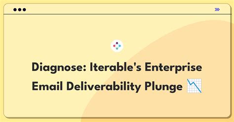 Iterable Email Deliverability Drop Rca Product Interview Nextsprints