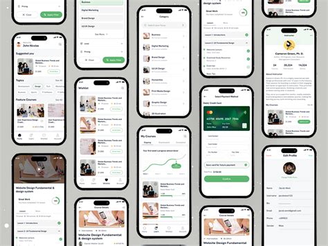 Course App Ui Kit By Ofspace Ux Ui On Dribbble