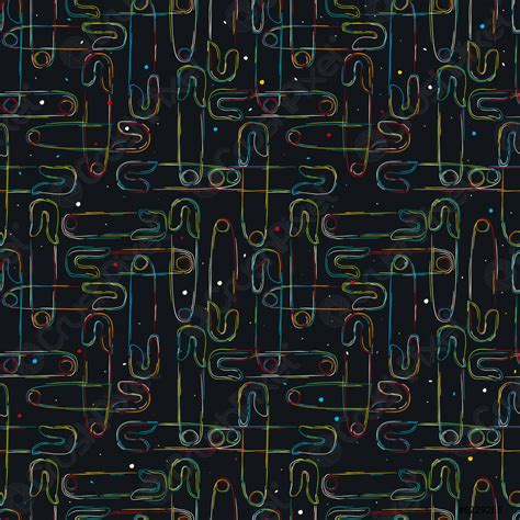 Safety Pins Pattern Stock Vector 6229265 Crushpixel
