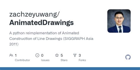 Github Zachzeyuwanganimateddrawings A Python Reimplementation Of