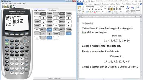 Ti 84 Tutorial Graphing Histograms Box Plots And Scatterplots Youtube