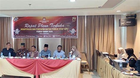 DPT Kota Dumai Resmi Disahkan KPU Segini Jumlah Pemilih Baru Tribunpekanbaru