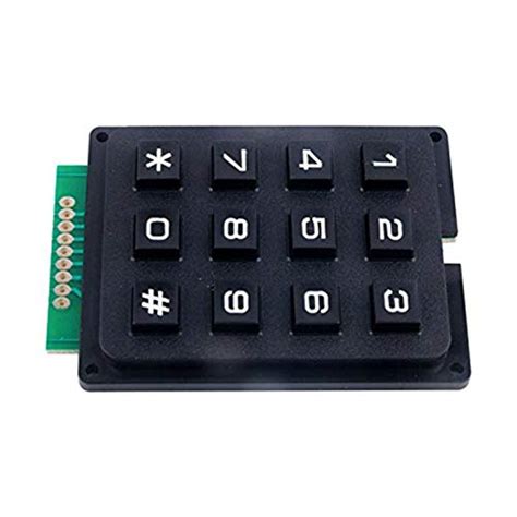 Buy 2x4 X 3 Matrix Keyboard Keypad Module With 12 Keys 43