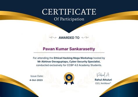 Pavan Kumar Sankarasetty On Linkedin Ethicalhacking Cybersecurity