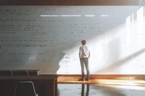 Premium Photo Teacher Writing On Whiteboard In Classroom