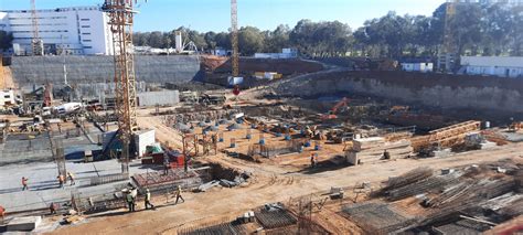 Travaux de construction du nouvel hôpital Ibn Sina de Rabat Bahi Najib