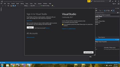 Expired Visual Studio Unity Engine Unity Discussions
